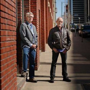 Kent with Robert Schenkkan.